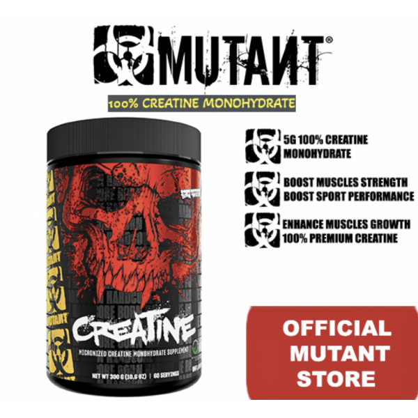 Mutant Premium 100% Creatine Monohydrate 60 servings (300 Gram)